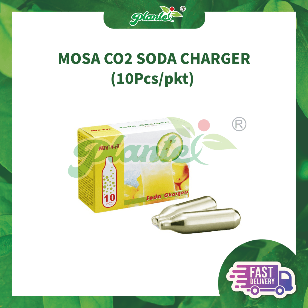 MOSA CO2 SODA CHARGER(10Pcs/pkt) - Plantex