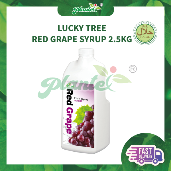 LUCKY TREE RED GRAPE SYRUP 2.5KG - Plantex