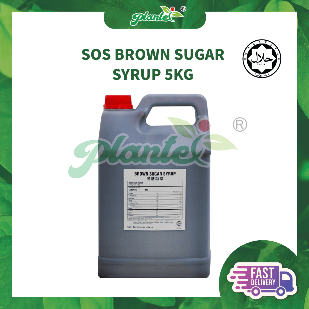 SOS BROWN SUGAR SYRUP 5KG - Plantex