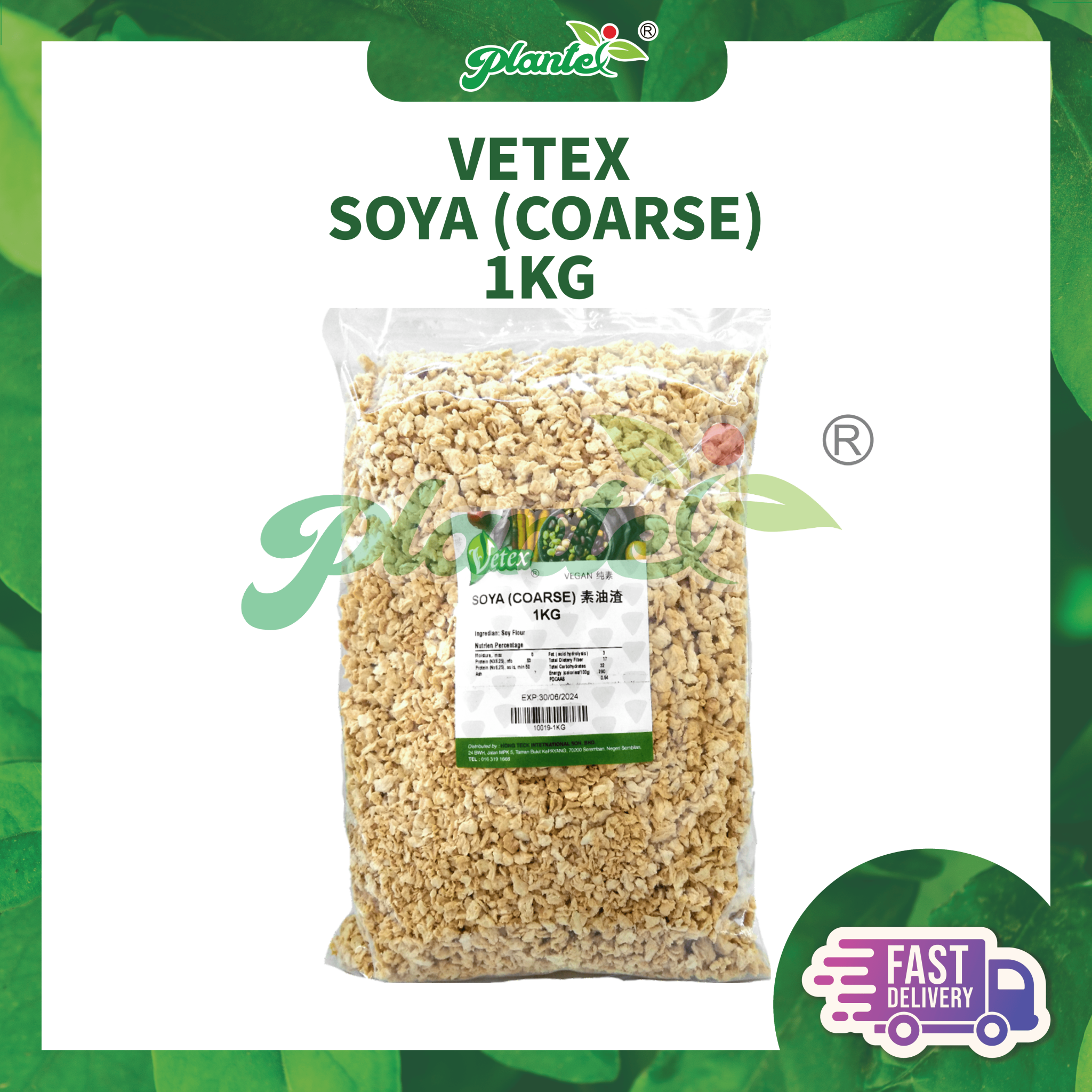 VT SOYA-COARSE 1KG - Plantex
